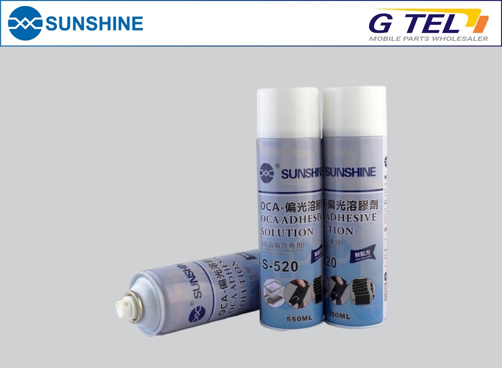 SUNSHINE OCA ADHESIVE SOLUTION SS-520 | G TEL Joy express